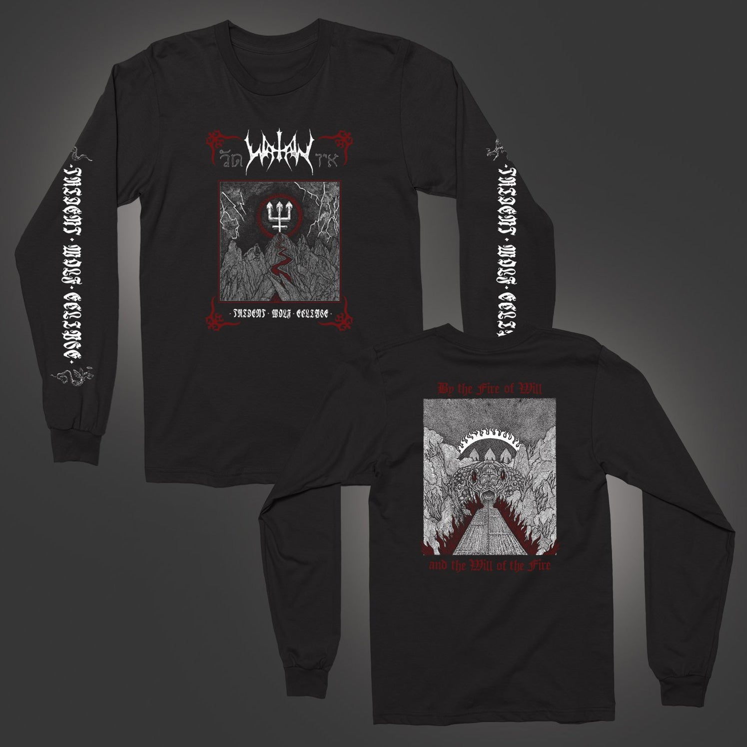 Watain "Trident Wolf Eclipse" Longsleeve