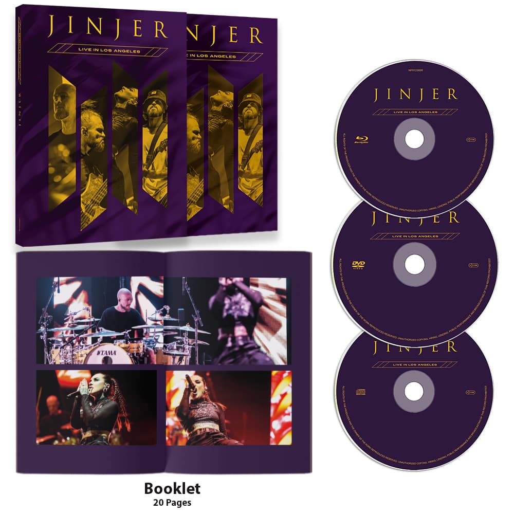 Jinjer "Live In Los Angeles" Blu-ray/DVD/CD