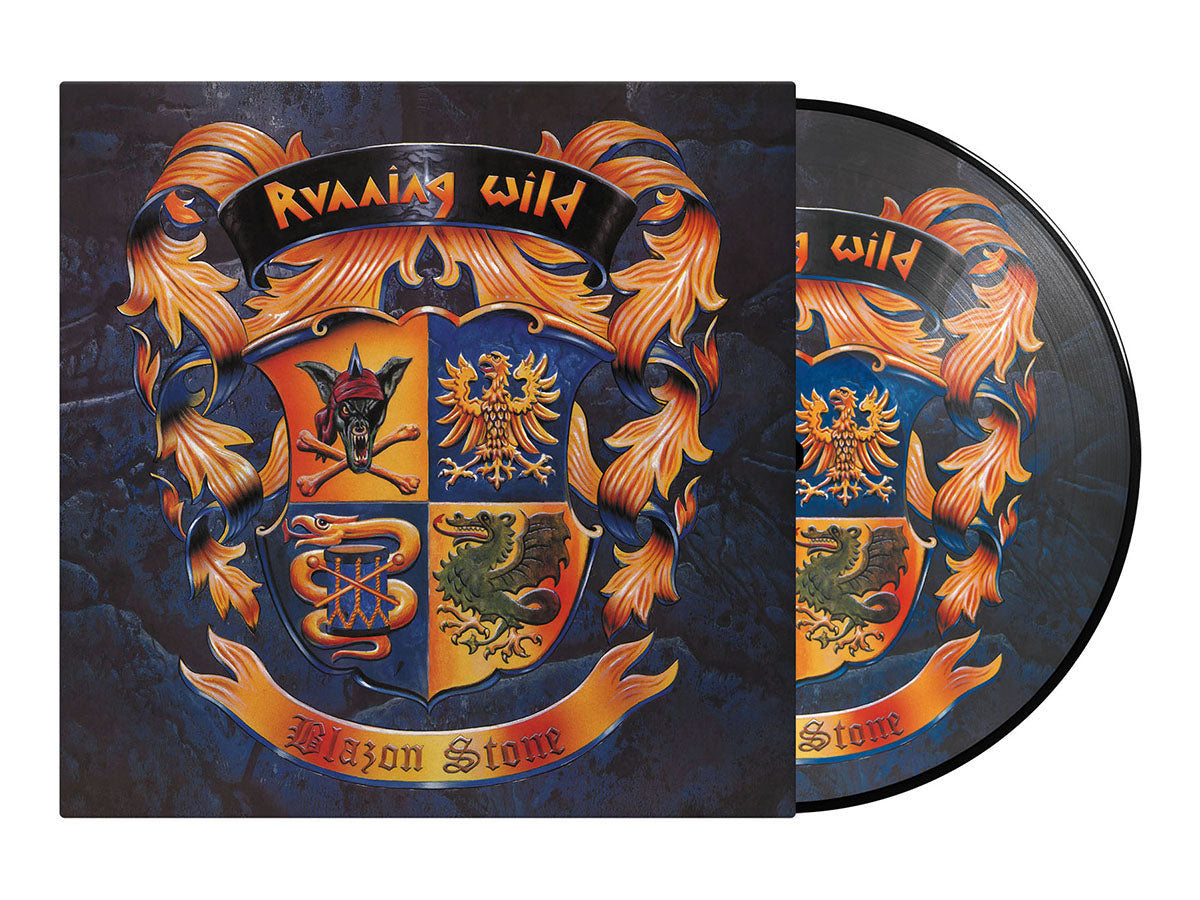 Running Wild "Running Wild - Blazon Stone - Picture Disc Vinyl LP" 12"