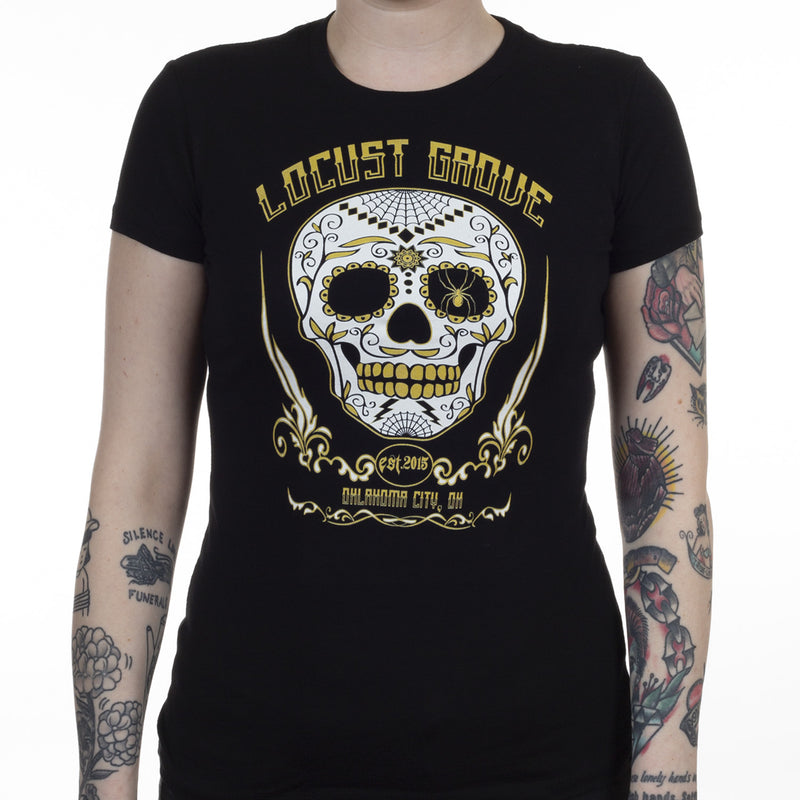 Locust Grove Sugar Skull Girls T Shirt