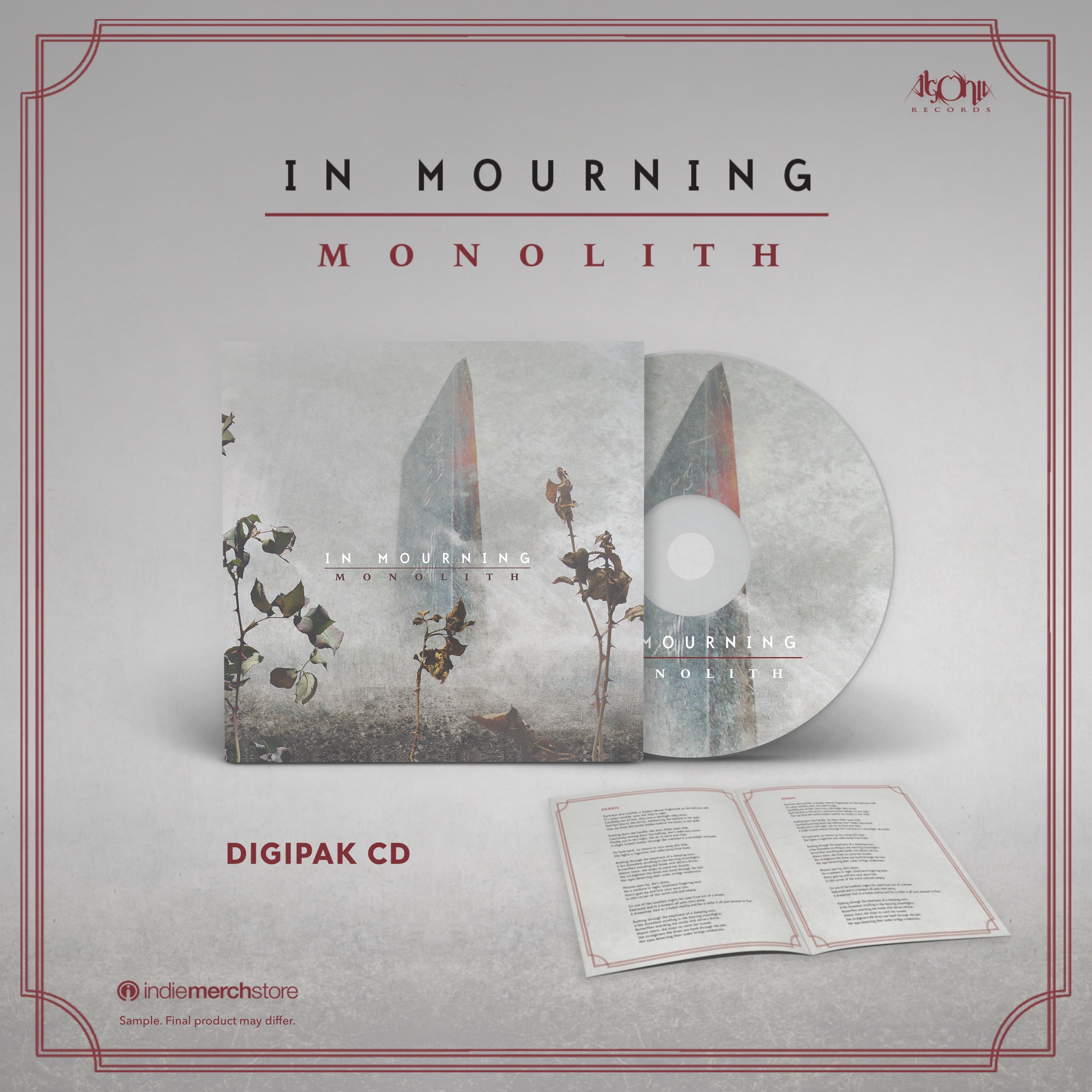 In Mourning "Monolith" Deluxe Edition CD